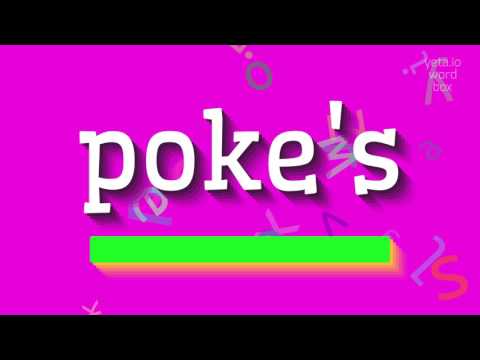 POKE'S - How to pronounce it?