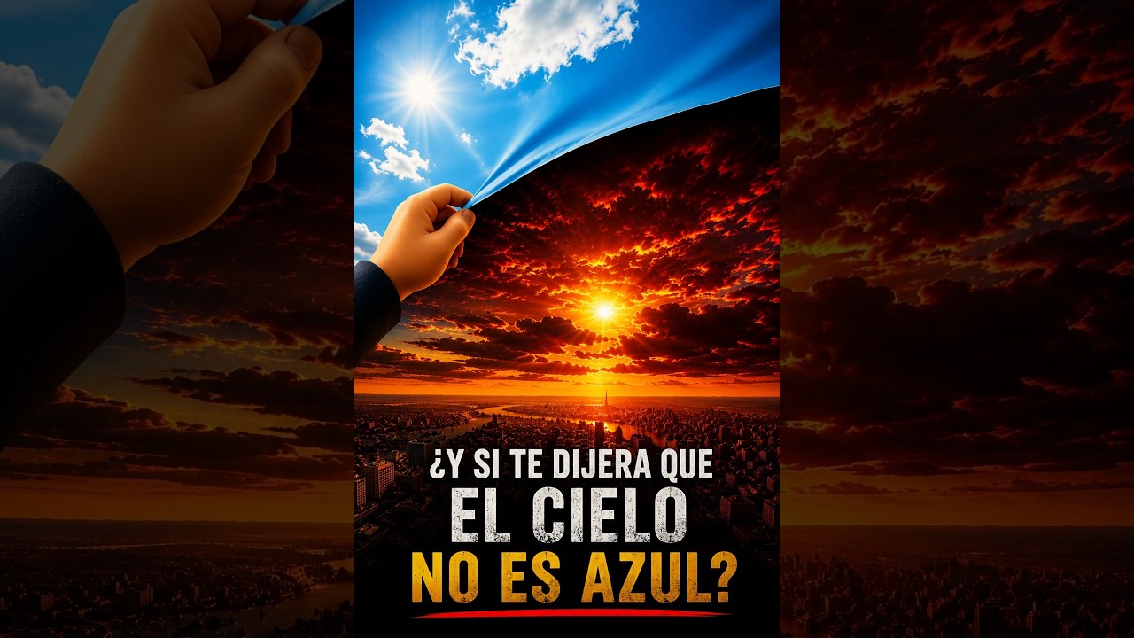 ☁️ El cielo NO es azul… tu cerebro te está engañando.
