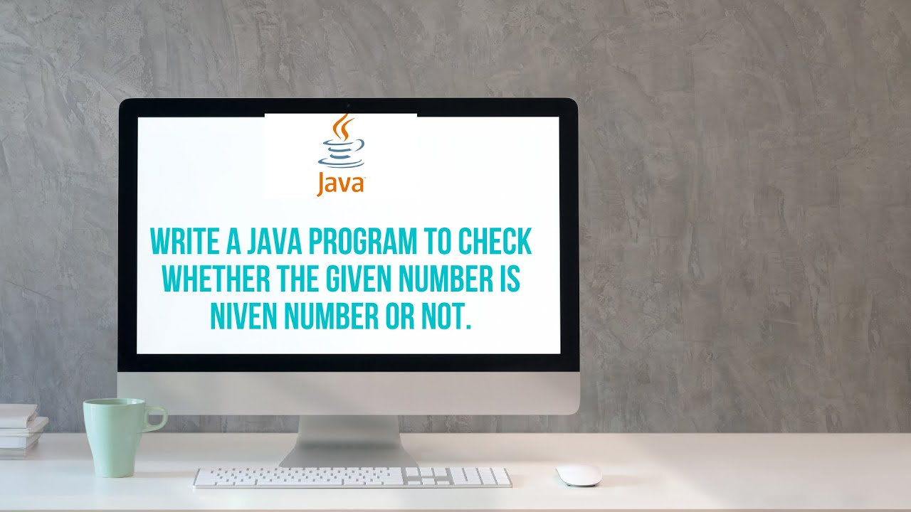 Write a Java Program to Check Whether the given number is Niven number or Not.|| Niven number