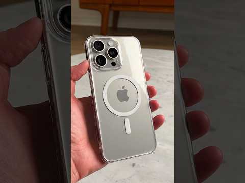 Ultra Thin Clear Case for iPhone 15 Pro Max! (Unboxing) 🔥👀 #shorts