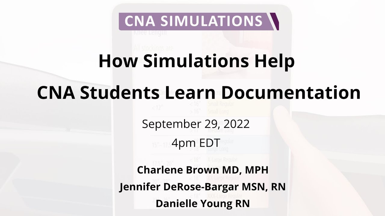 How Simulation Helps CNA Students Learn Documentation