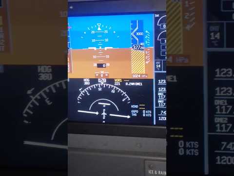 Display Unit embedded in Glass cockpit aircraft #aviation #technology #innovation #shorts