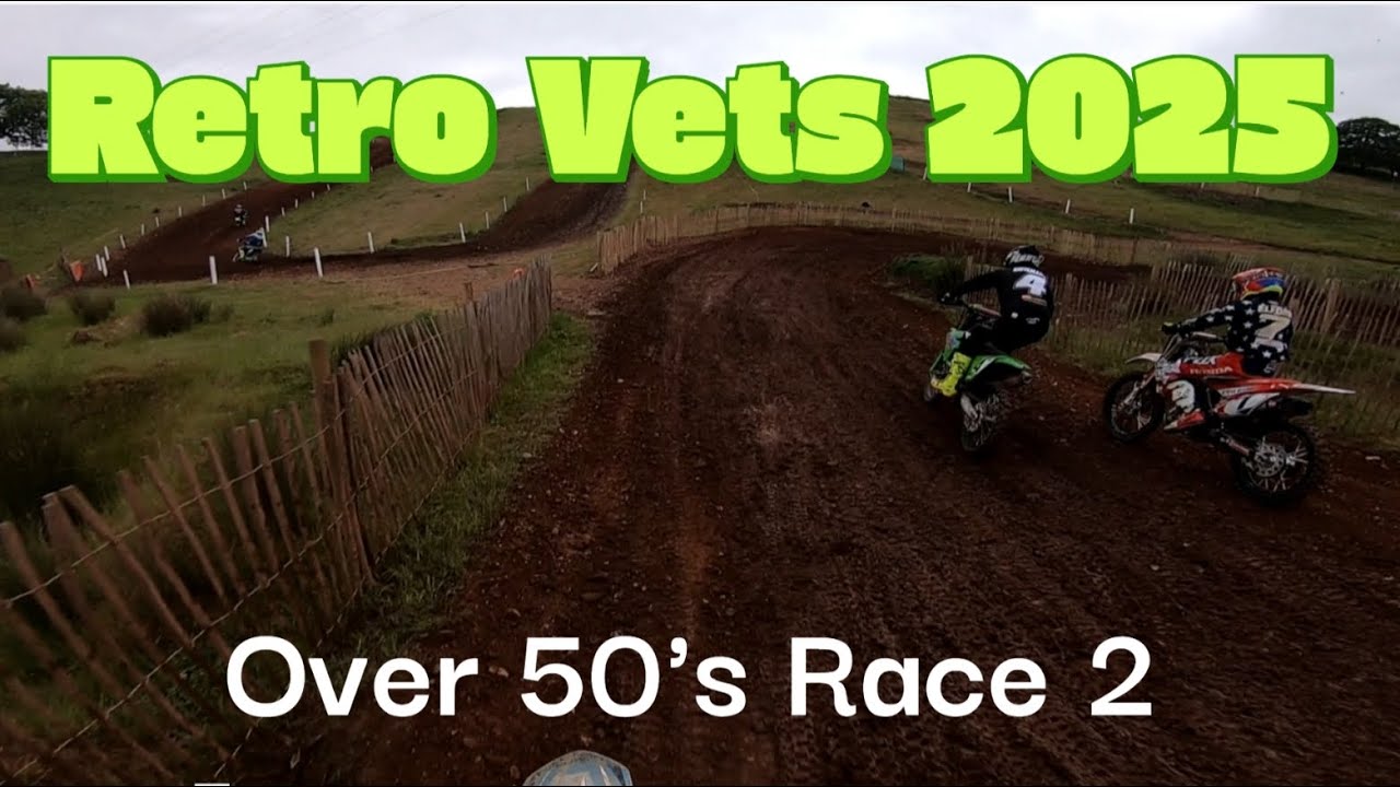 Retro Vets 2025 @ Whiteway Barton Mx track Modern over 50's