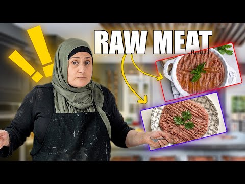 How to Make Lebanese Kibbeh Nayeh ( RAW MEAT)!!!