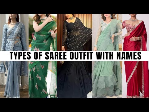 Types of Saree's with Name for Girls || Fashionable Blog