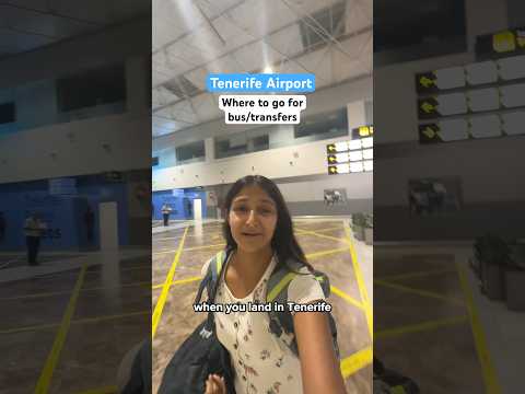 Tenerife airport how to get bus transfers #tenerife #airport #travel