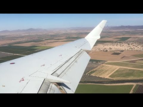 American Eagle CRJ-900 Landing at Yuma International Airport (MCAS Yuma) | Yuma, AZ