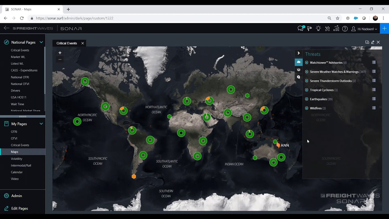 How to use SONAR -  Maps