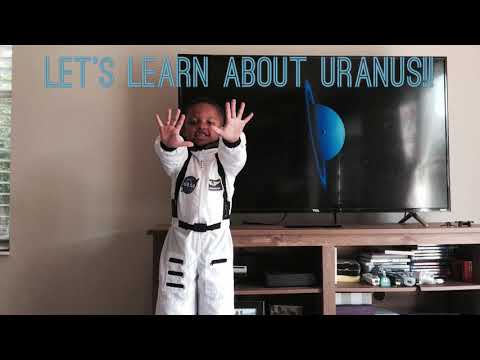 Six year old teaches kids interesting facts about Uranus