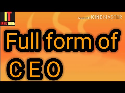 Full form of CEO | what is ceo