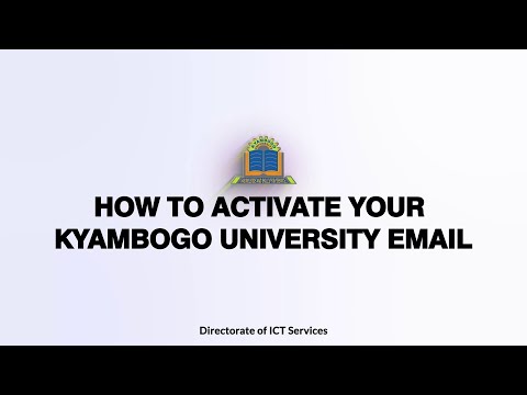 How to Activate your KyU Student Email