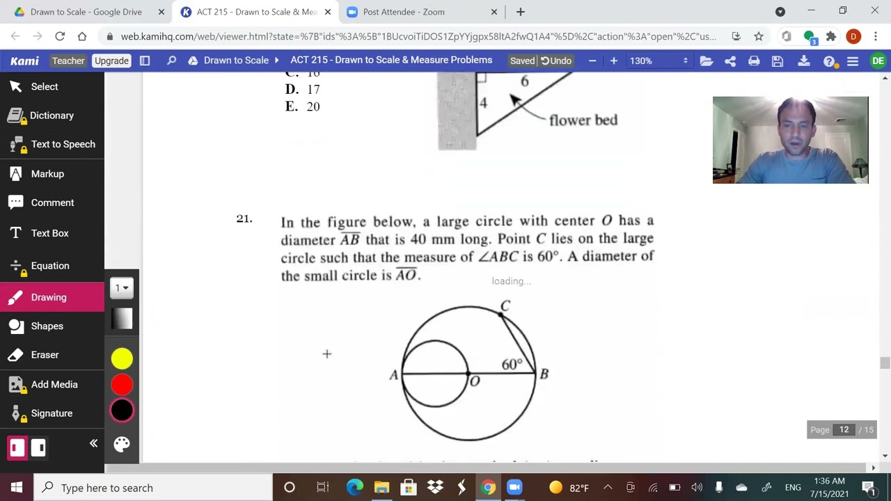 ACT Math 215 - Drawn to Scale