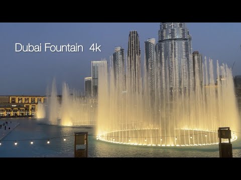 Dubai Fountain 4k