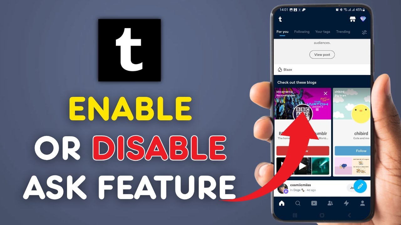 How to Enable or Disable Ask Feature on Tumblr 2025?