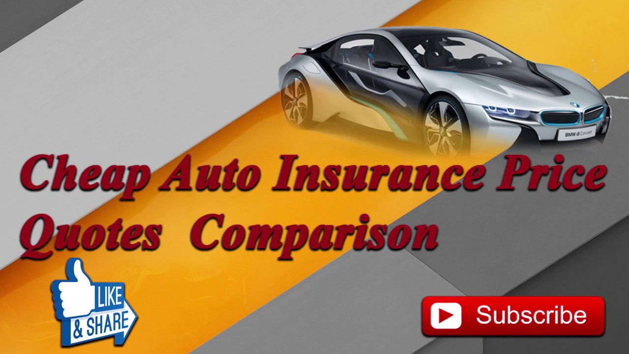 Cheap Car Insurance Quotes Compare
