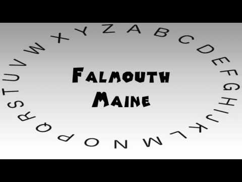 How to Say or Pronounce USA Cities โ Falmouth, Maine