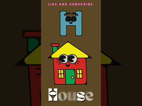 Words that start with letter h || Hh | H words for kids #earlychildhoodeducation
