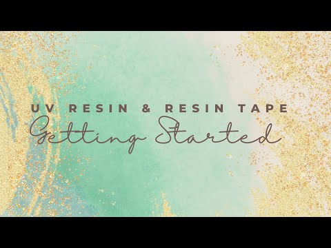 Resin Tape with UV Resin