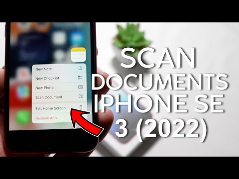 How to Scan Documents on Iphone Se 3 2022