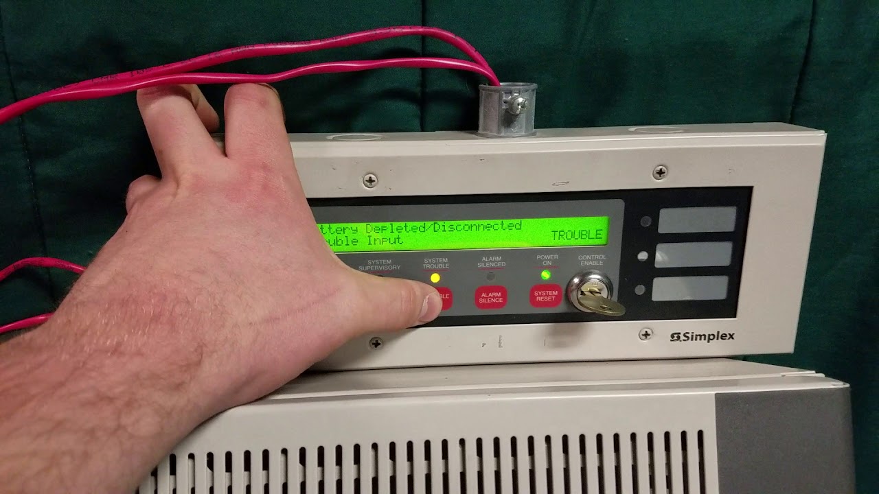 Simplex 4010 Fire Alarm System Test