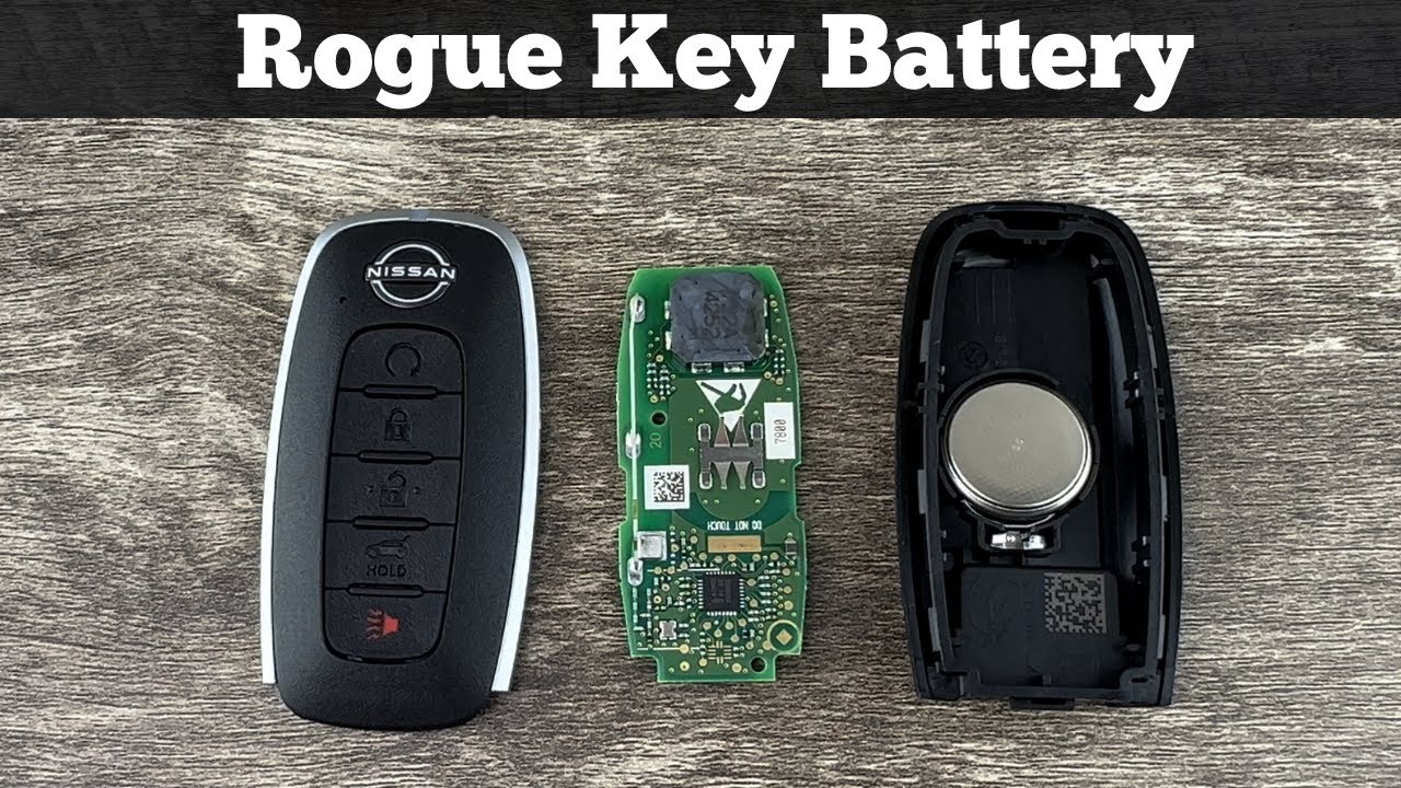 2023 - 2024 Nissan Rogue Key Fob Battery Replacement - How To Change Replace Rogue Remote Batteries
