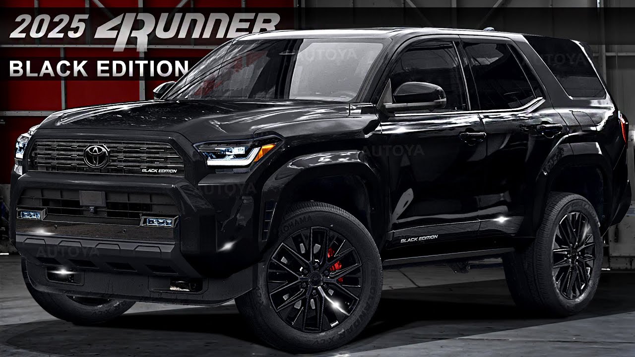 2025 Toyota 4Runner Gets Stylish and Menacing 'Black Edition,' Albeit ...