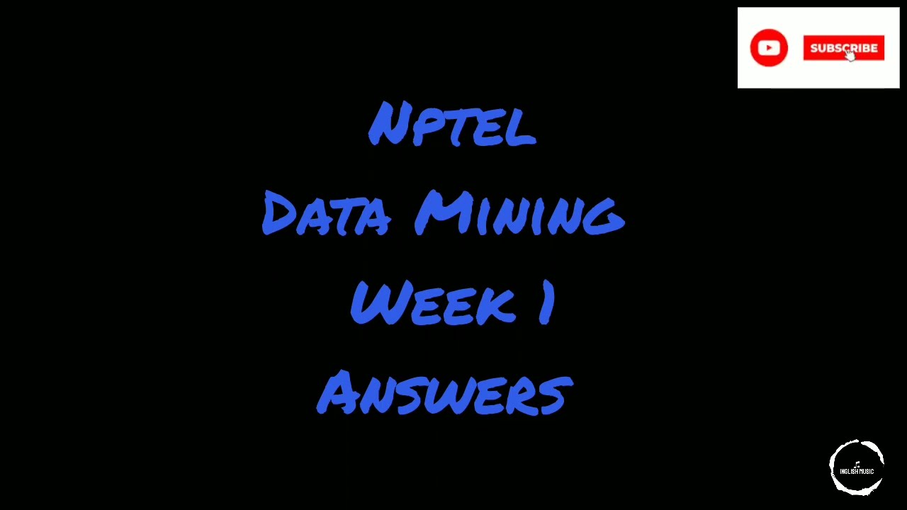 Nptel Data Mining Assignment 1 Answer 2023 | Data Mining Week-1 Answer