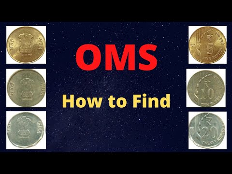 How to Find OMS Coin Year 2020 to 2022// High Value of OMS Coins