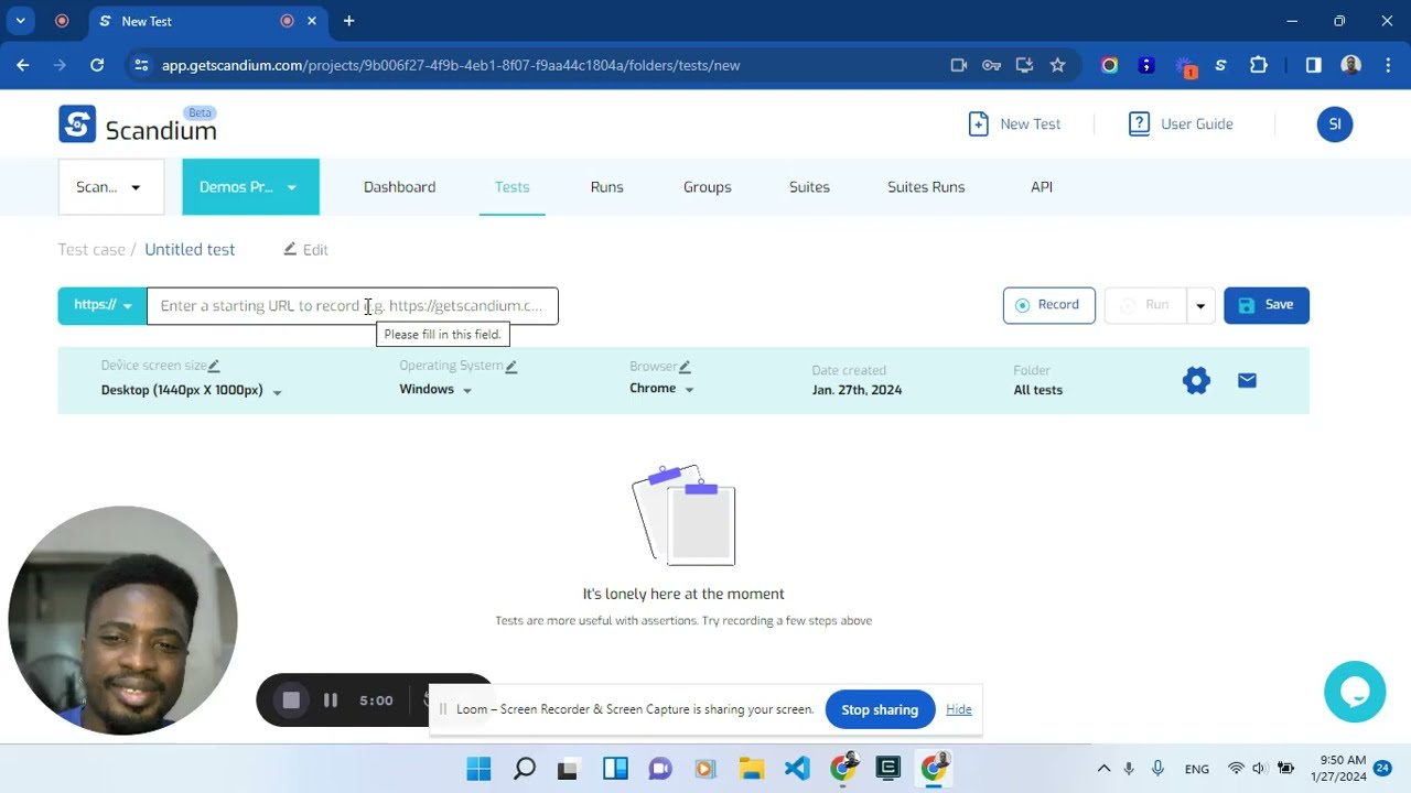 How to Test Drag and Drop with Scandium (Test Automation Tool)