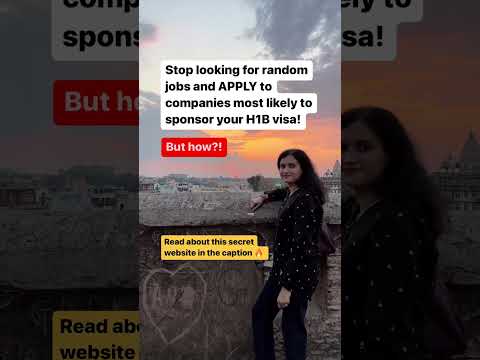 Secret website to find H1b sponsored jobs