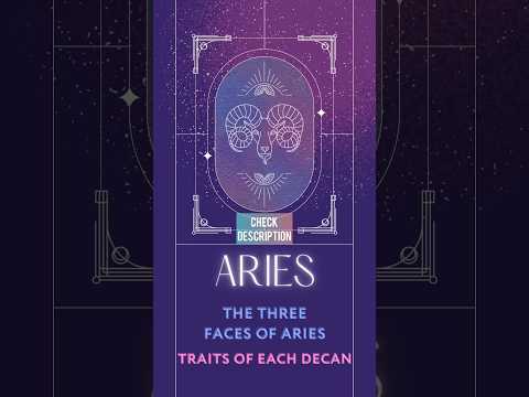 THE 3 FACES OF ARIES โ๏ธ ๐ง #zodiac #aries #shorts
