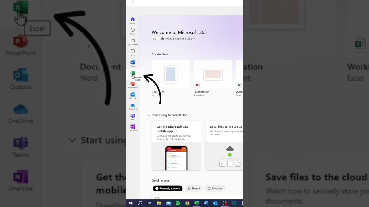 Get Excel for FREE! (w/ just four keys) #excel #exceltips #tutorial