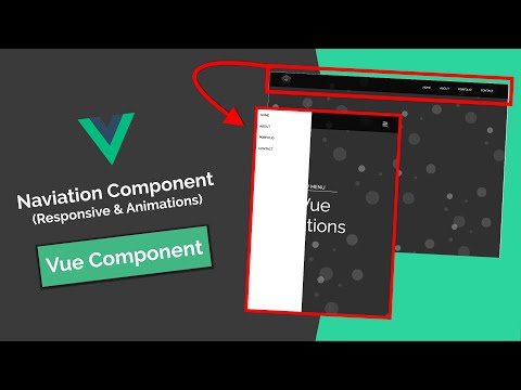 Responsive Navigation Component With Vue 3 & Vue Animations