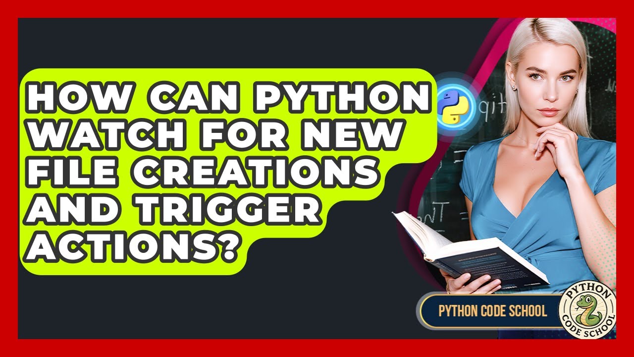 How Can Python Watch For New File Creations And Trigger Actions? - Python Code School