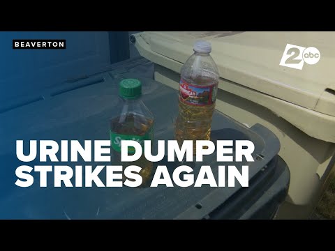 Urine dumper strikes Beaverton suburb as bizarre 'crime' spree seemingly expands