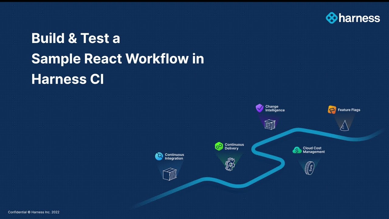 HarnessCI: Getting Started with React Sample