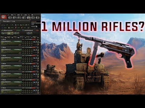 What Happens if you Have more than 1 Million Infantry Equipment in Hearts of Iron 4?