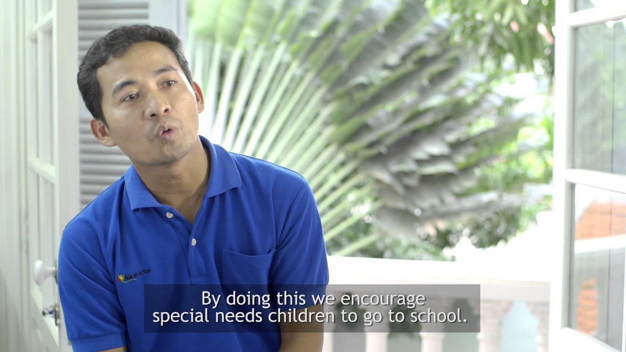 Integrating children with disabilities back into mainstream education in Cambodia