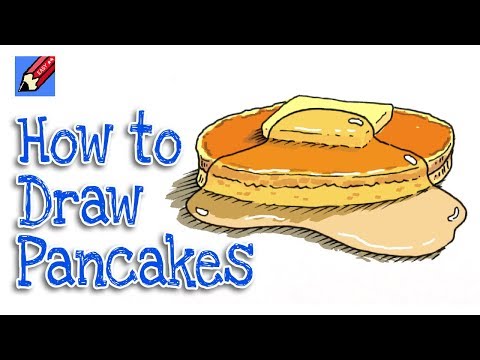 How to draw a pancake real easy for kids and beginners – Shoo Rayner