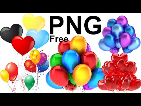Balloon PNG images for free download By Raza Studio