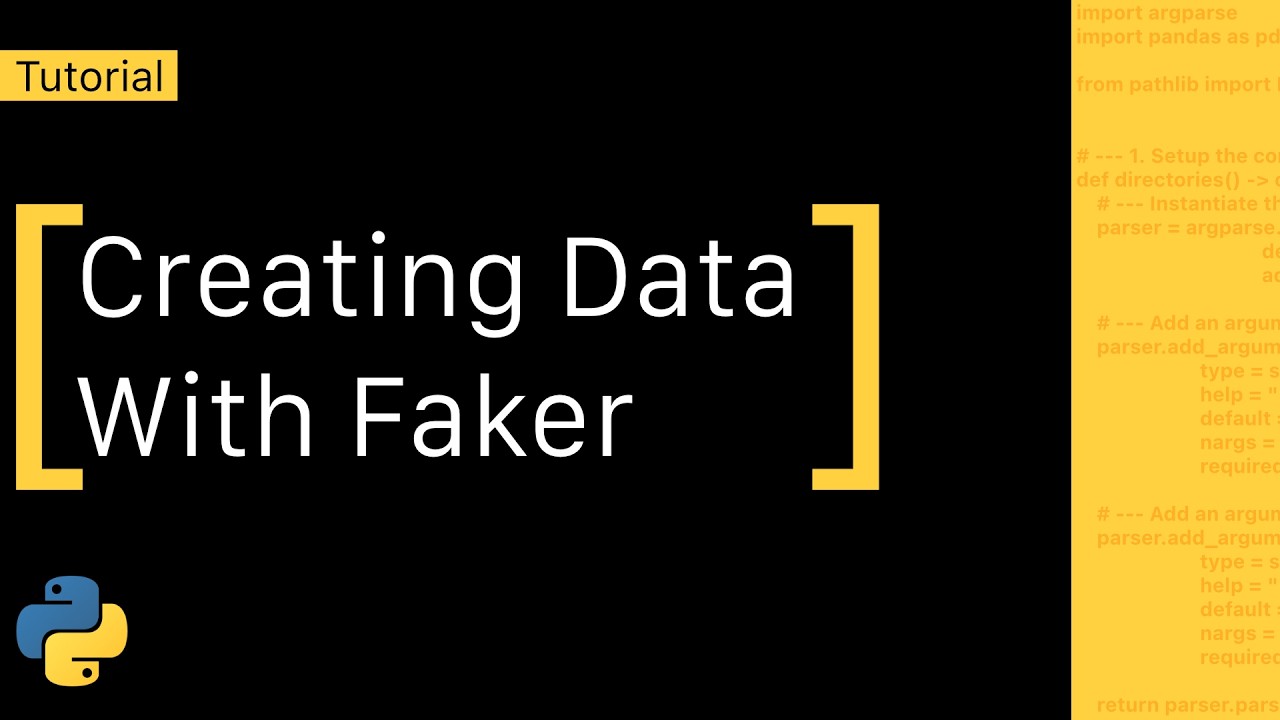 How to Create Sample Data In Python Using Faker