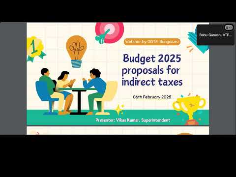 Recent budgetary changes in Customs & GST ; An Overview