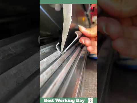 Best working day #1687 Stainless steel sheet bending process