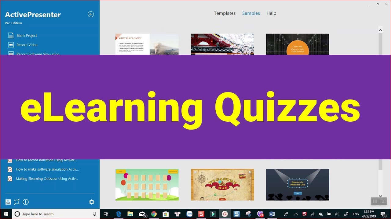 eLearning Quizzes Builder - ActivePresenter 7 Tutorial