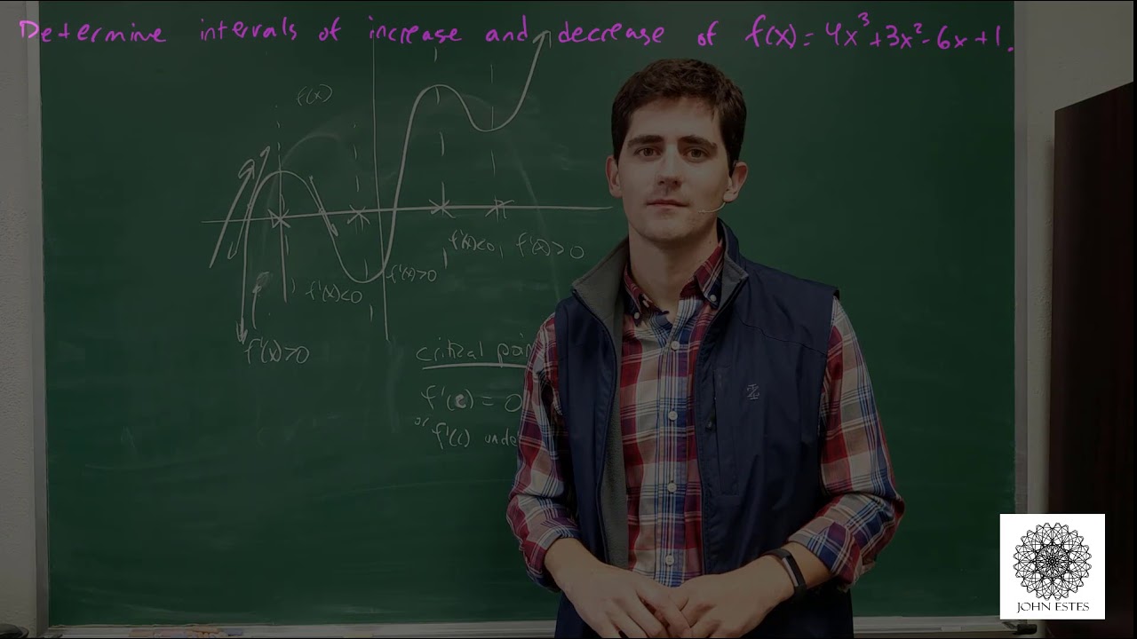 How to Find Intervals of Increase and Decrease