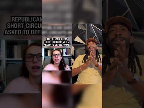 WOKE : Republican guest short circuits when asked to define woke