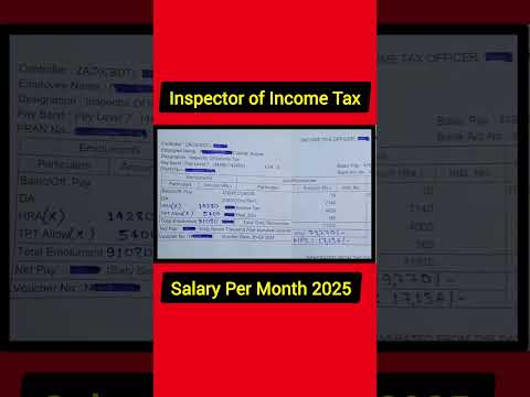 ssc cgl income tax inspector salary in hand | ssc cgl income tax inspector salary 2025 #jobssccgl