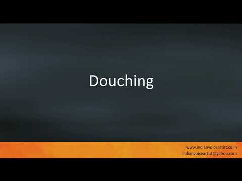 Pronunciation of the word(s) "Douching".