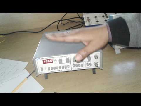 Digital Storage CRO and store a transient on it - Analog Electronics lab Practical
