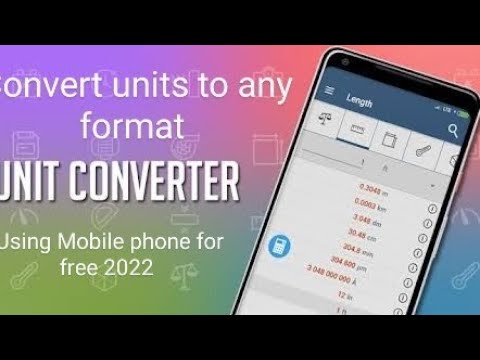 Science Conversion | Unit Converter | length, Time, Mass conversion online using Mobile phone 2022